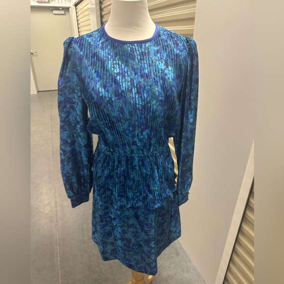 Lisa Michaels | Dresses | Vintage Lisa Michaels Vibrant Blue Long ...